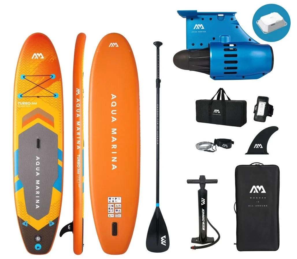 AQUA MARINA GO TURBO 12’0″ ALL AROUND iSUP WITH BLUEDRIVE S MOTOR 2026 ...